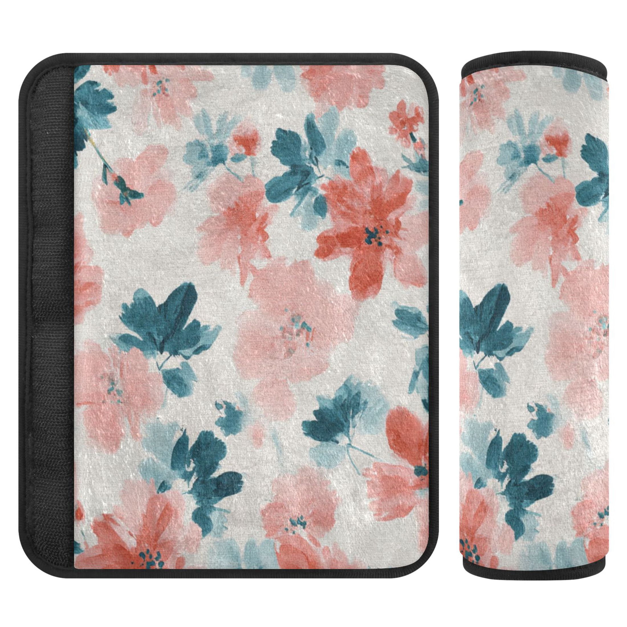 2-Pack Seat Belt Covers with Flannel Seatbelt Shoulder Strap Case ...