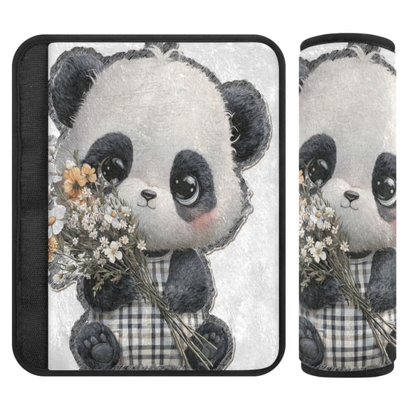 2-Pack Seat Belt Covers with Flannel Seatbelt Shoulder Strap Case ...