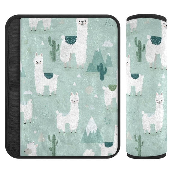 2-Pack Seat Belt Covers with Flannel Seatbelt Shoulder Strap Case ...