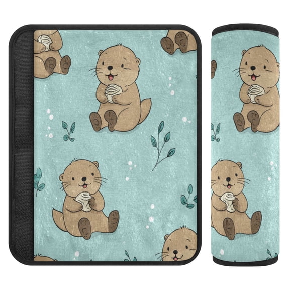 2-Pack Seat Belt Covers with Flannel Seatbelt Shoulder Strap Case ...