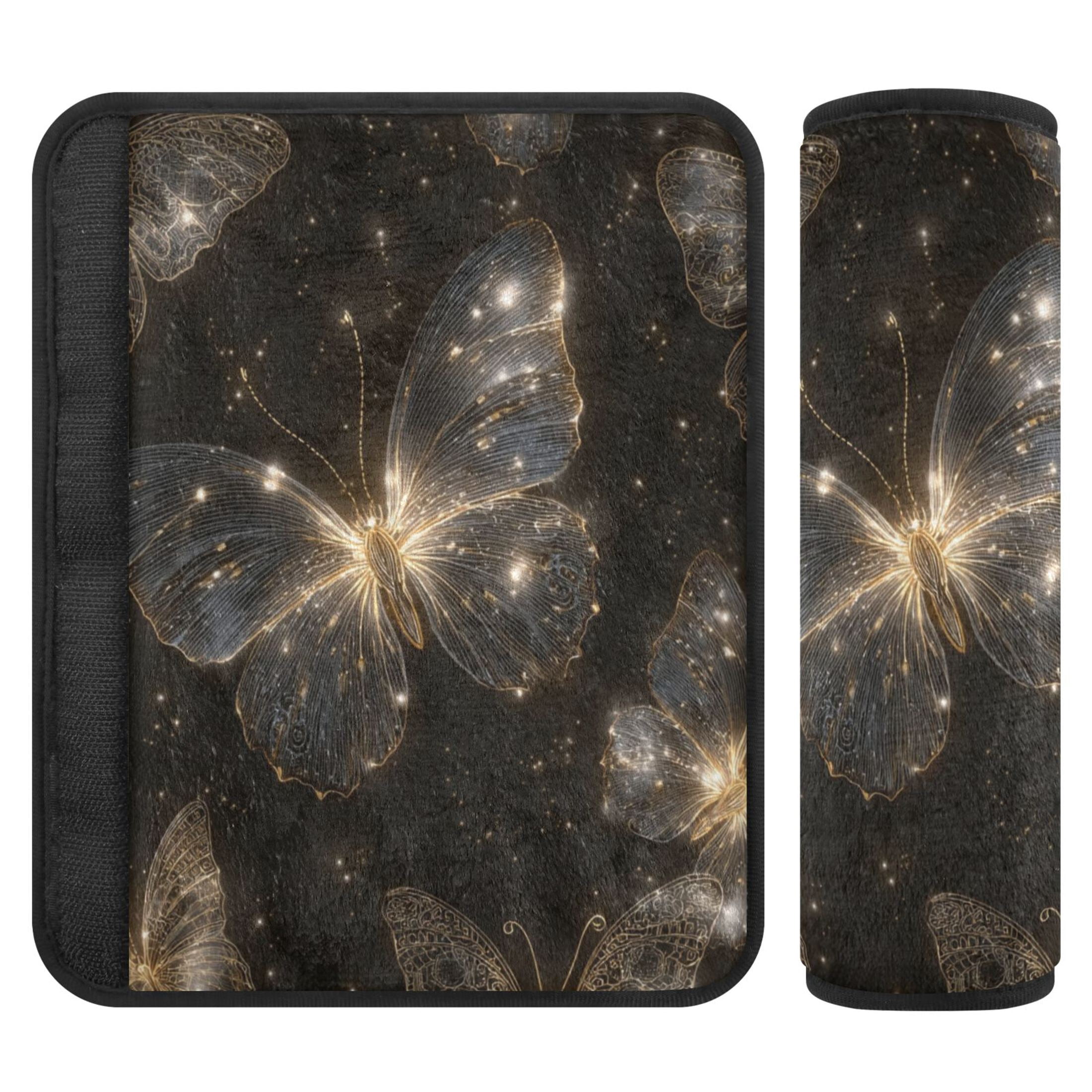 2-Pack Seat Belt Covers with Flannel Seatbelt Shoulder Strap Case ...