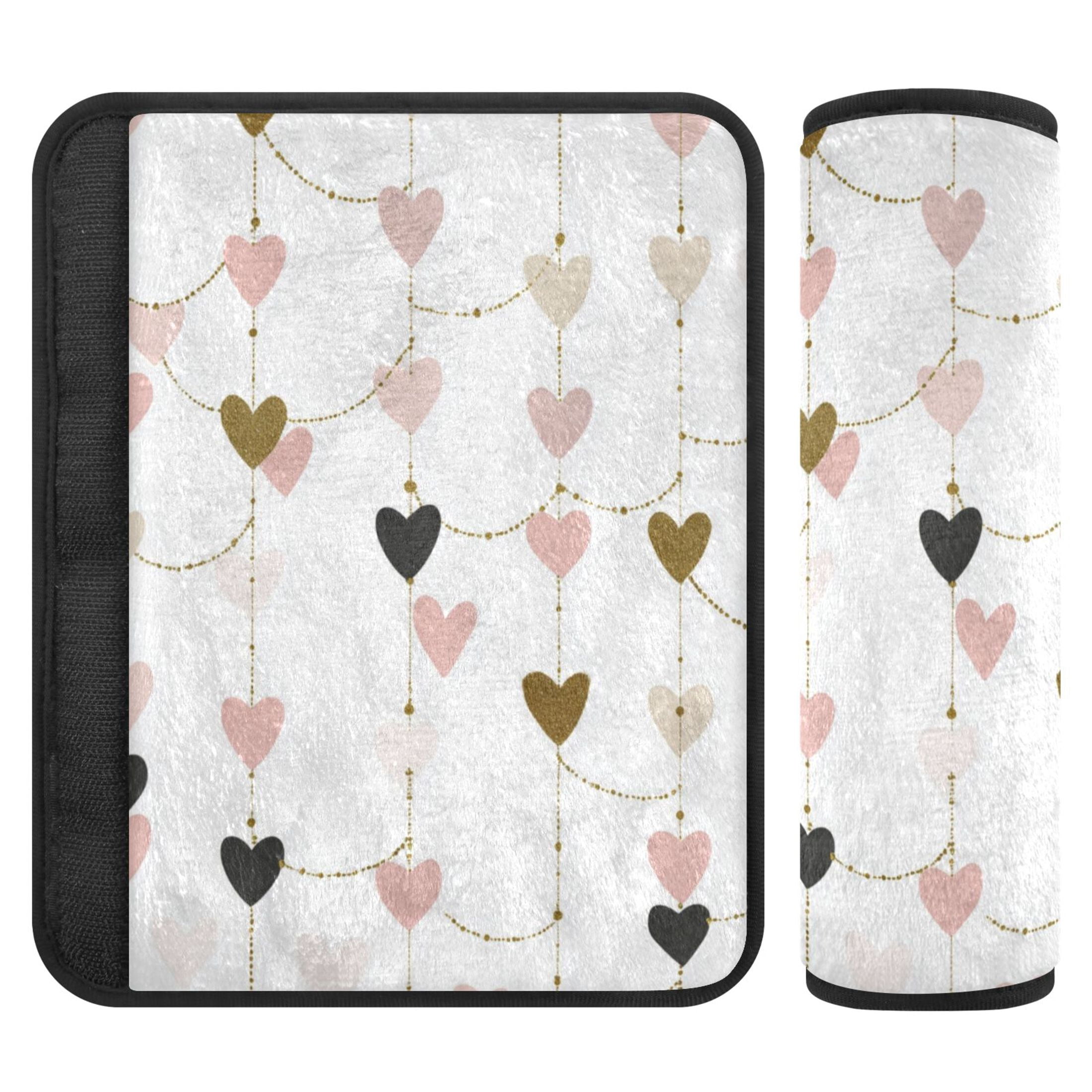 2-Pack Seat Belt Covers with Flannel Seatbelt Shoulder Strap Case ...