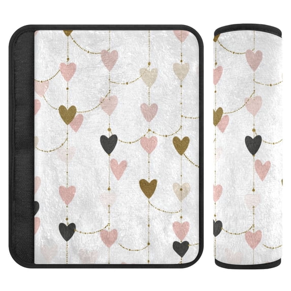 2-Pack Seat Belt Covers with Flannel Seatbelt Shoulder Strap Case ...