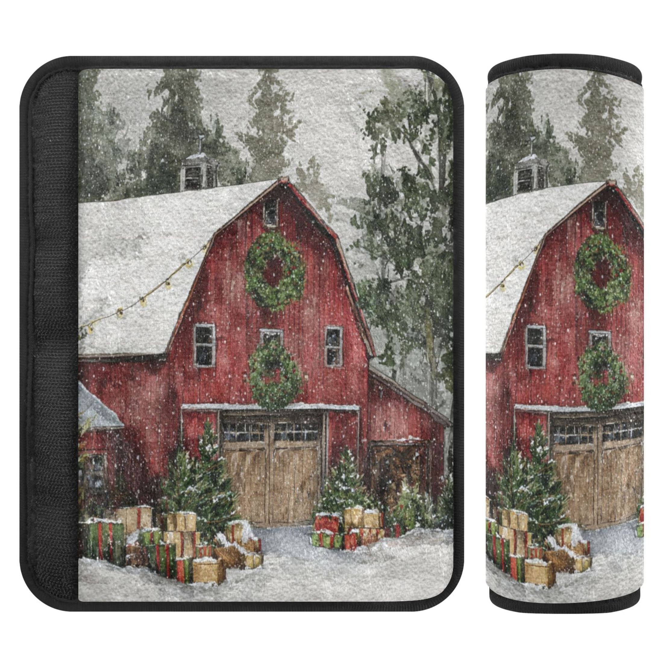 2-Pack Seat Belt Covers with Flannel Seatbelt Shoulder Strap Case ...