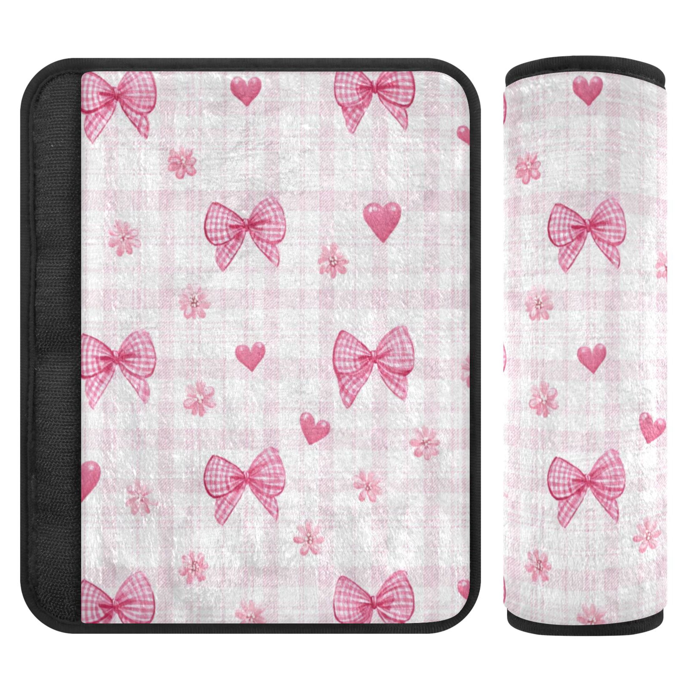 2-Pack Seat Belt Covers with Flannel Seatbelt Shoulder Strap Case ...