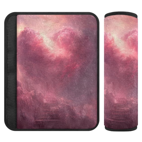 2-Pack Seat Belt Covers with Flannel Seatbelt Shoulder Strap Case ...