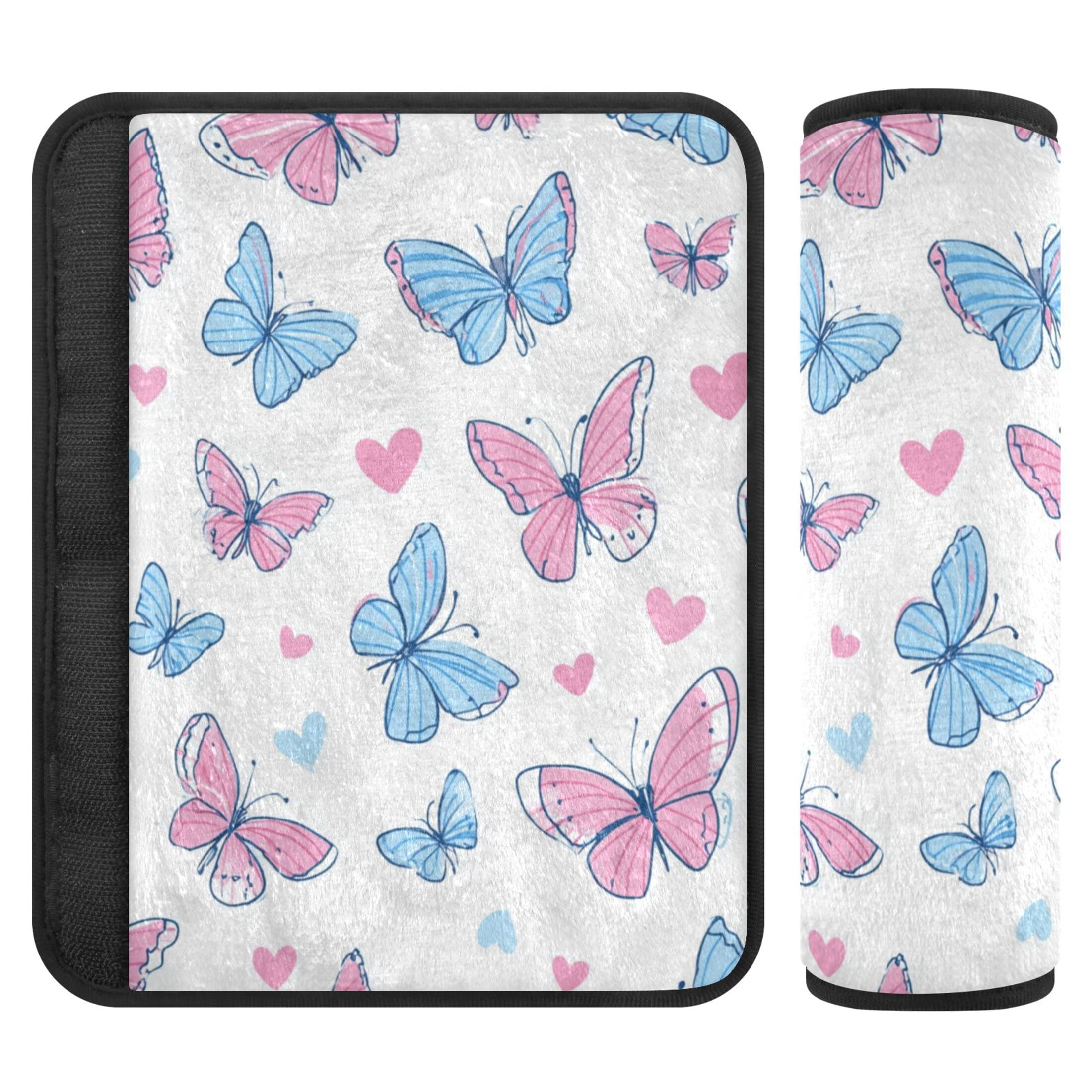 2-Pack Seat Belt Covers with Flannel Seatbelt Shoulder Strap Case ...