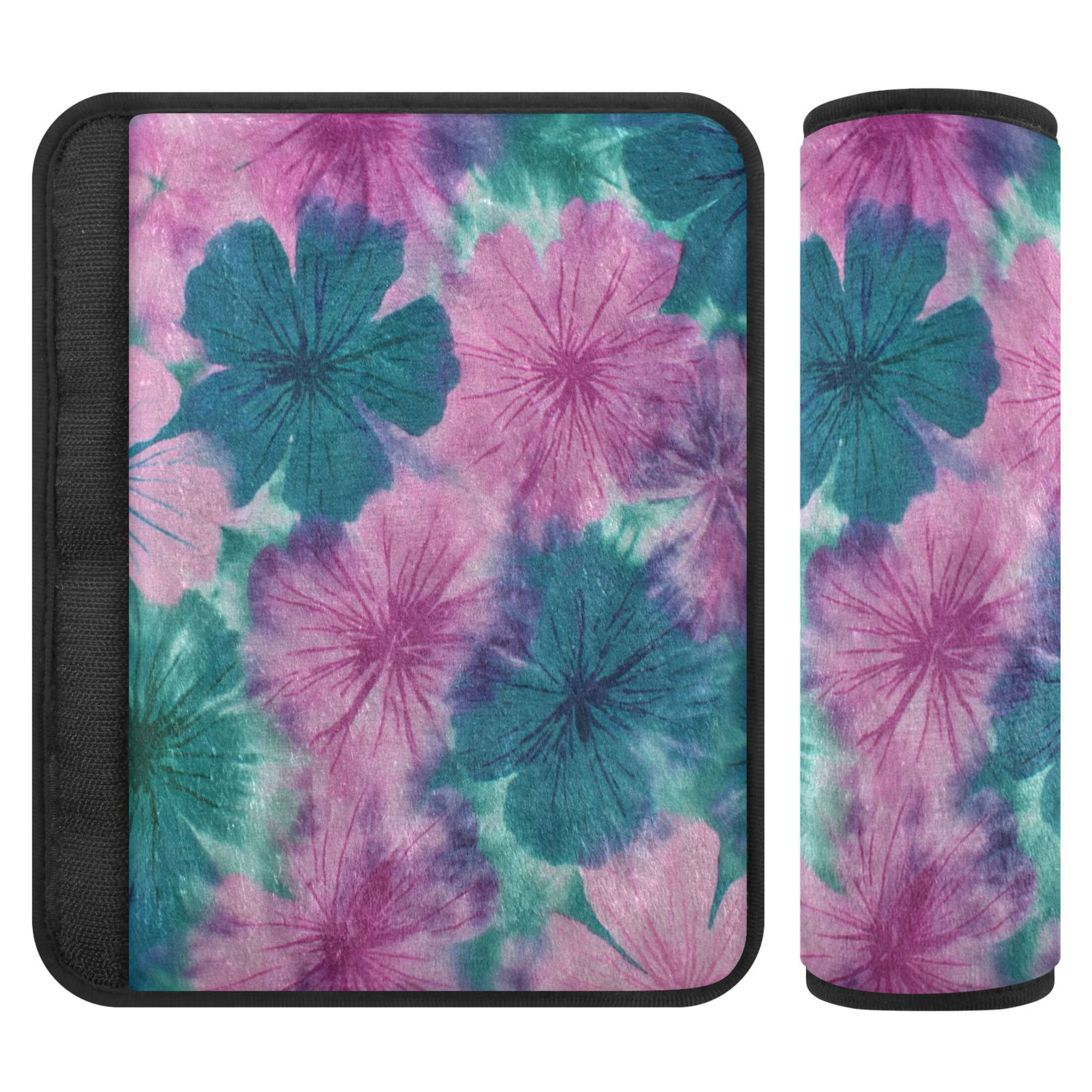 2-Pack Seat Belt Covers with Flannel Seatbelt Shoulder Strap Case ...