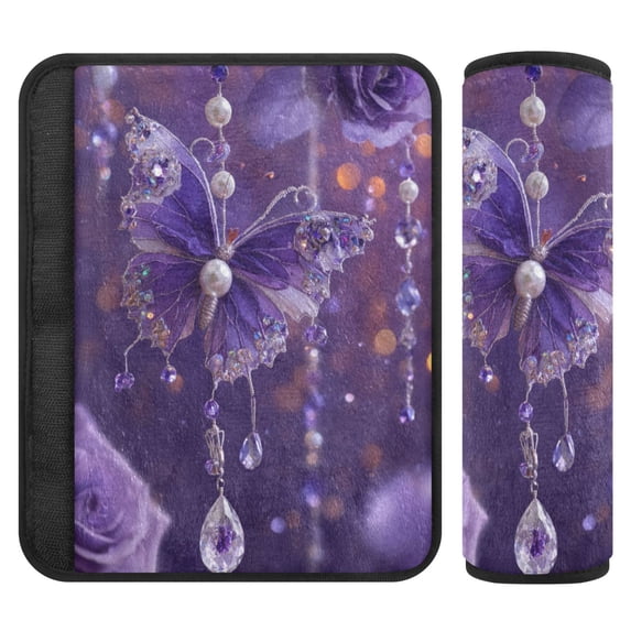 2-Pack Seat Belt Covers with Flannel Seatbelt Shoulder Strap Case ...