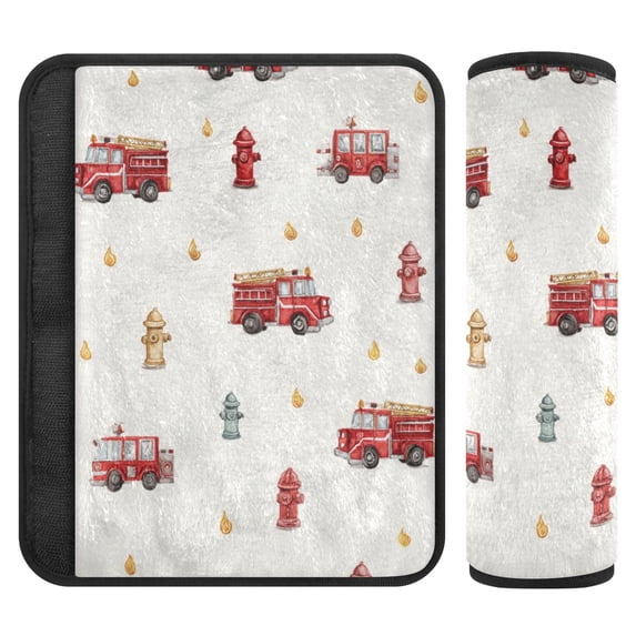 2-Pack Seat Belt Covers with Flannel Seatbelt Shoulder Strap Case ...