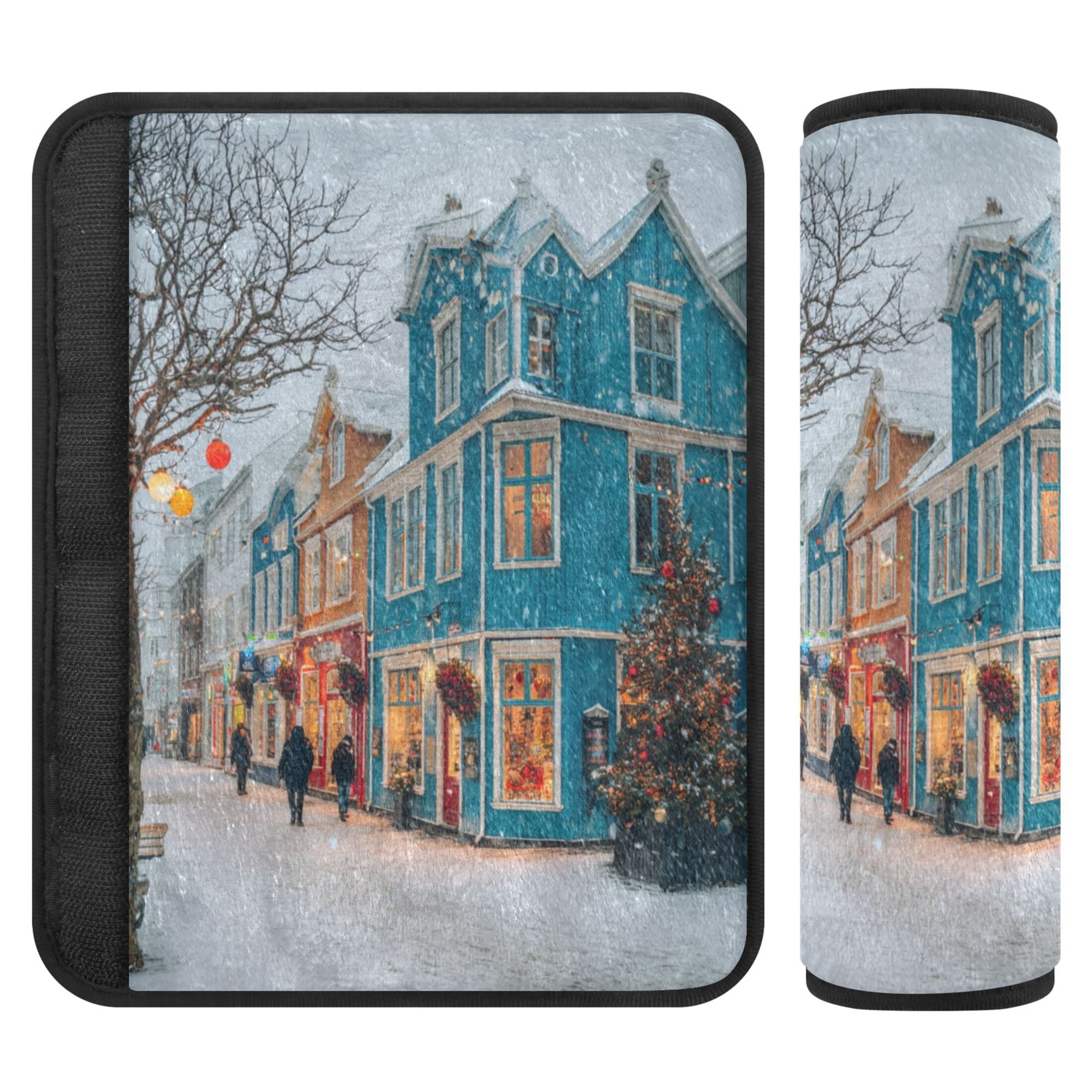 2-Pack Seat Belt Covers with Flannel Seatbelt Shoulder Strap Case ...