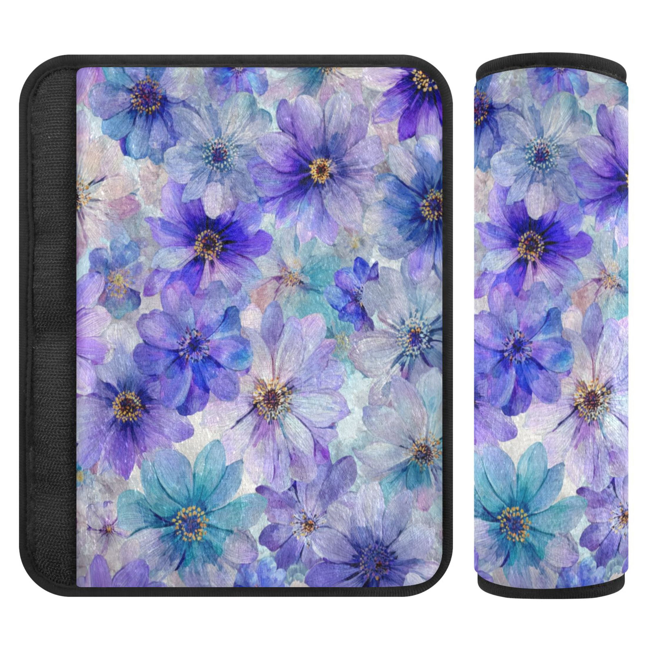 2-Pack Seat Belt Covers with Flannel Seatbelt Shoulder Strap Case ...