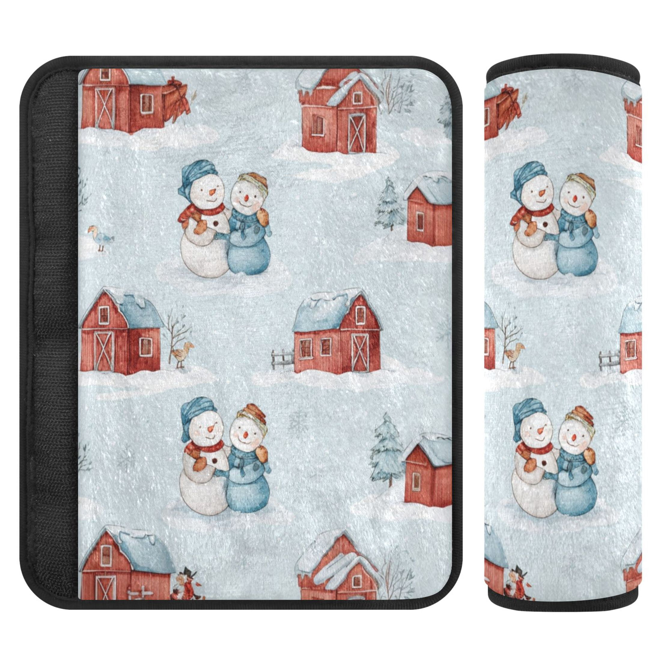 2-Pack Seat Belt Covers with Flannel Seatbelt Shoulder Strap Case ...