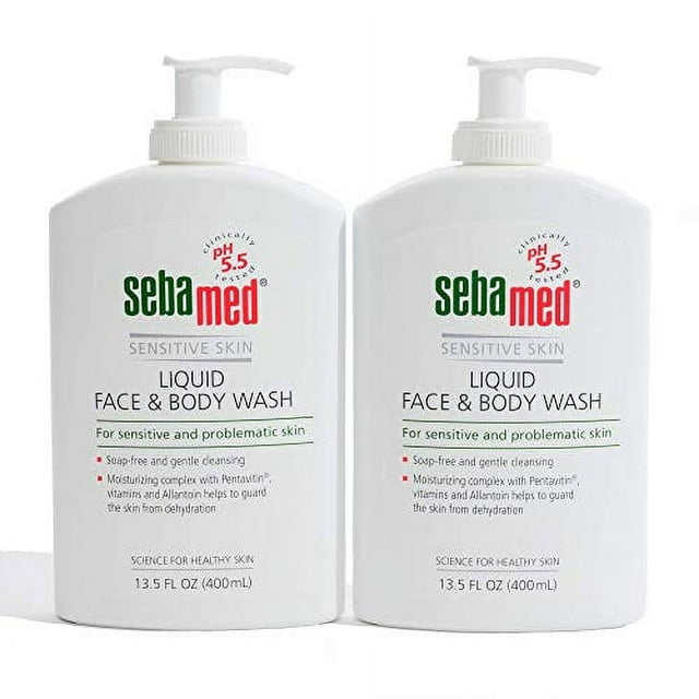 Sebamed Liquid Face & Body Wash, Mild Gentle Hydrating Cleanser for ...