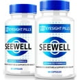 (2 Pack) Seewell Capsules, All-Natural Pills for Vision Support ...