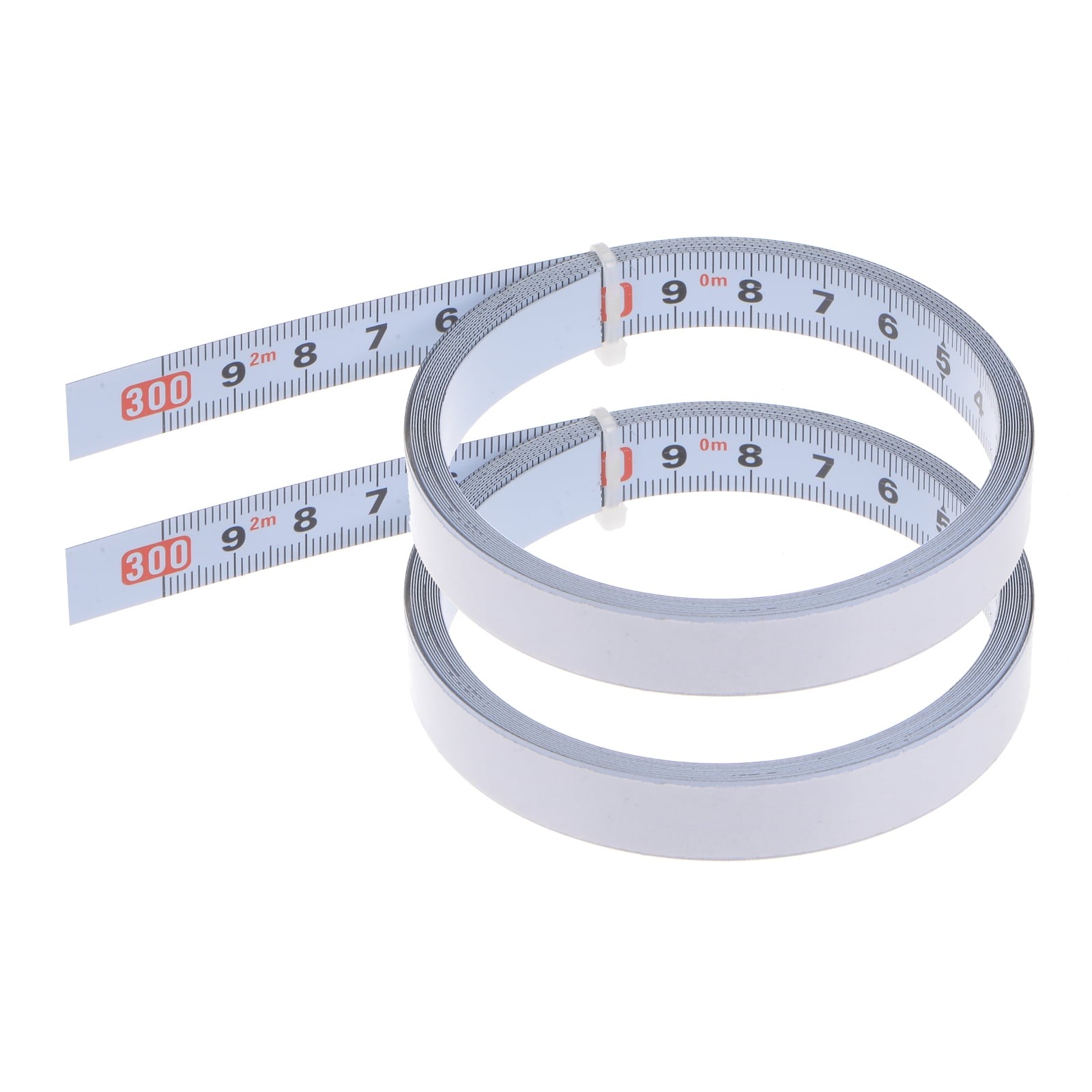 2 Pack Self Adhesive Tape Measure 300cm Metric Right to Left Read ...