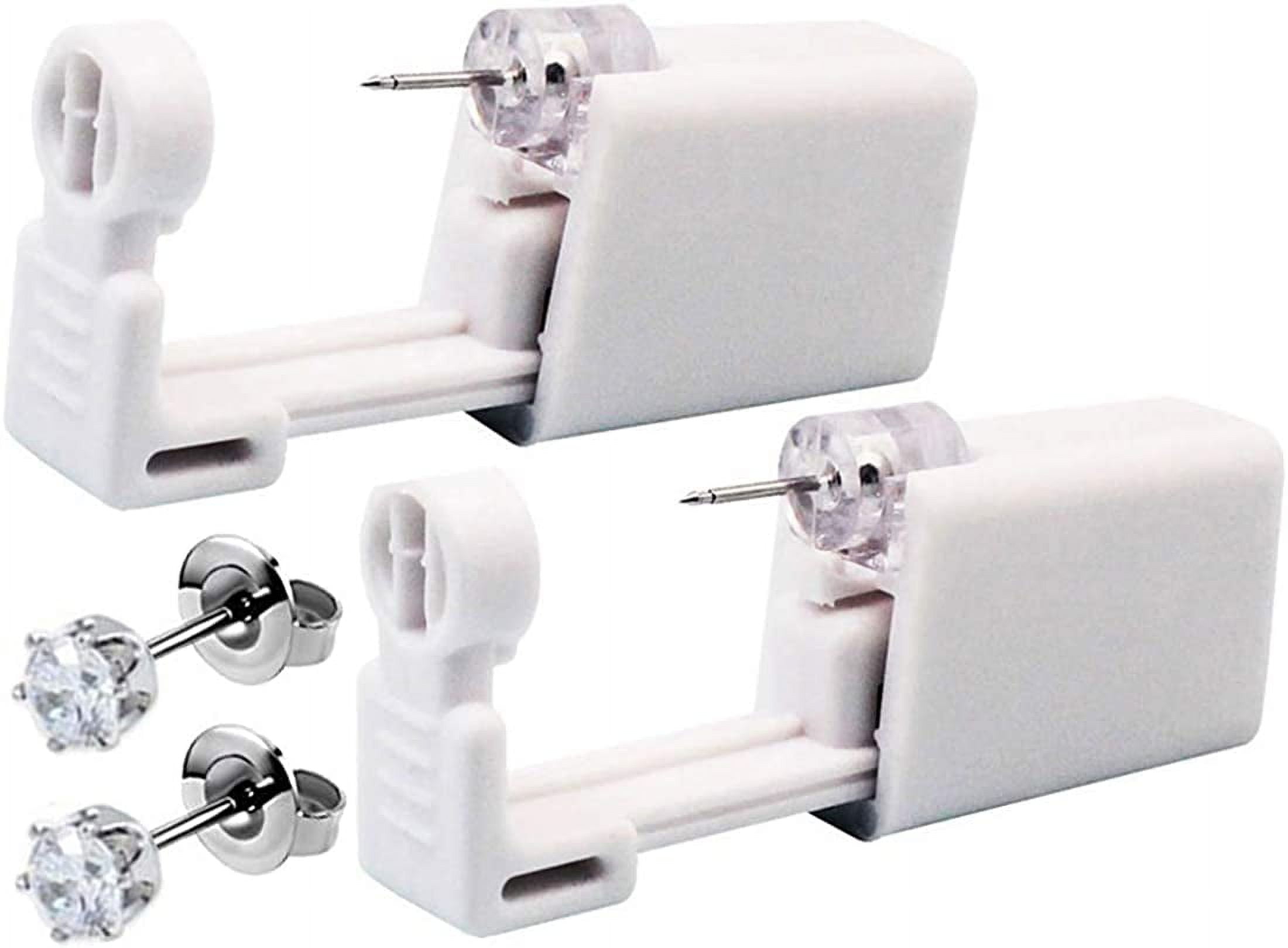Home Piercing Kit - 2 Pack Self Ear Piercing Gun, Easy Use & No Pain ...