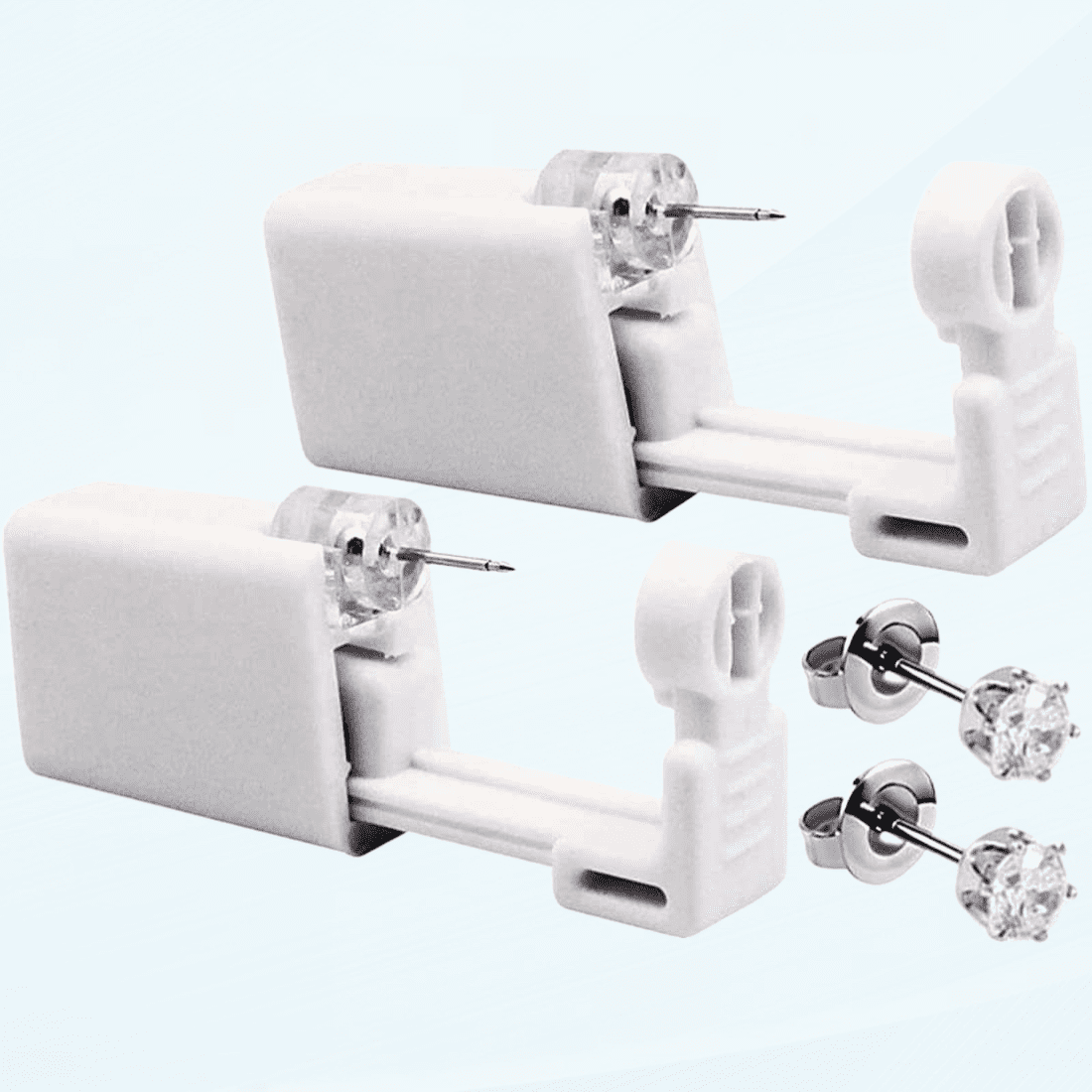2 Pack Self Ear Piercing Kit, Ear Piercing Gun Kit Self Ear Piercing ...