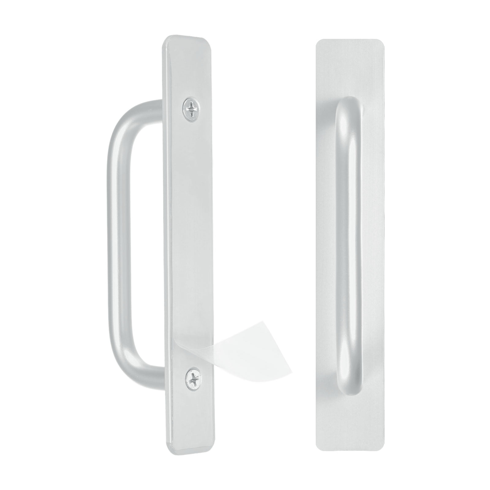 2-Pack Self Stick Barn Door Handles, 5.91Inch/150mm Length Aluminium ...