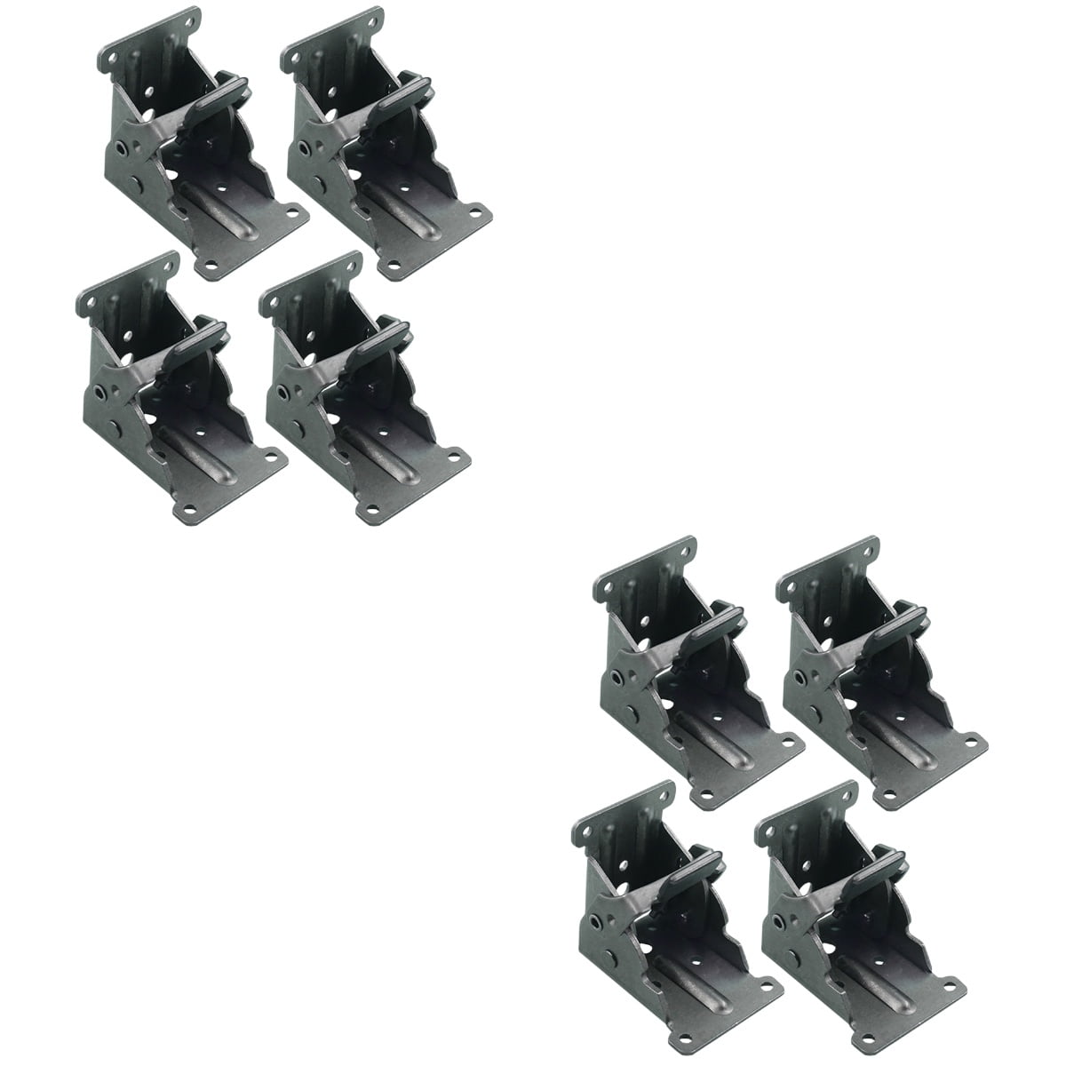 2 Pack Self-locking Folding Table Leg Brackets Simple Working Surface ...