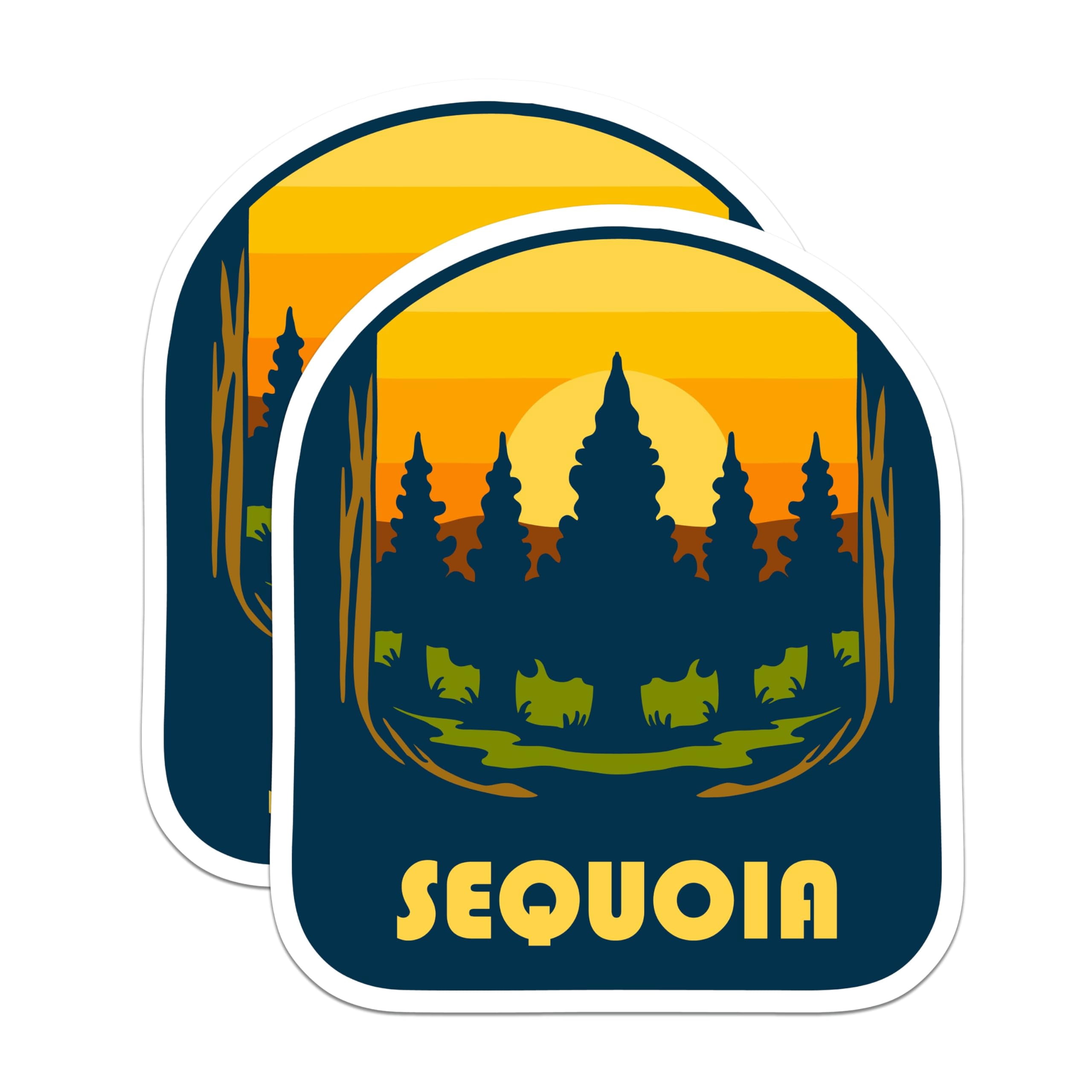(2 Pack) Sequoia Magnets - National Park Decor - Nature Fridge Magnets ...
