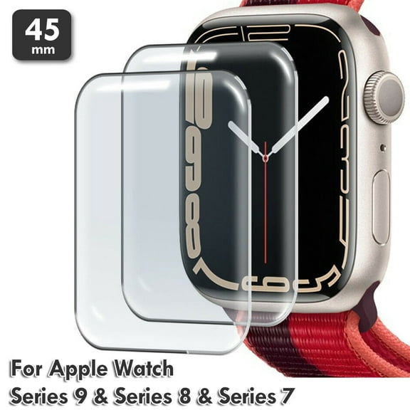 NOSGQ-2 Pack Case with Tempered Glass Screen Protector for Apple Watch ...