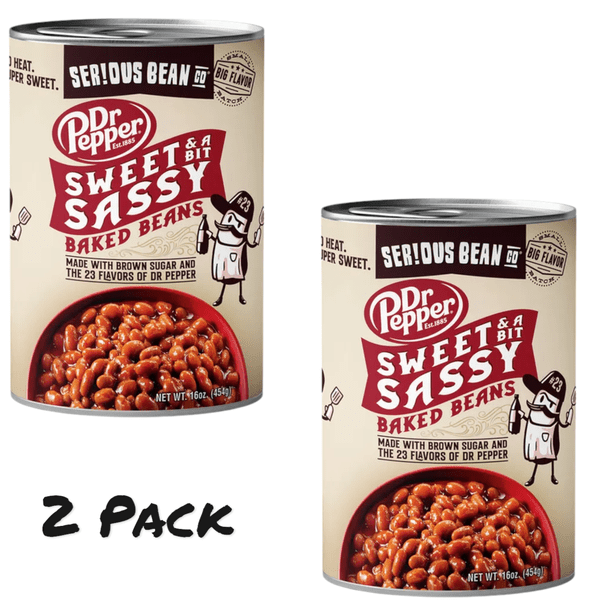 ( 2 Pack ) Serious Bean Co Sweet Dr Pepper Baked Beans, 16 oz Can ...