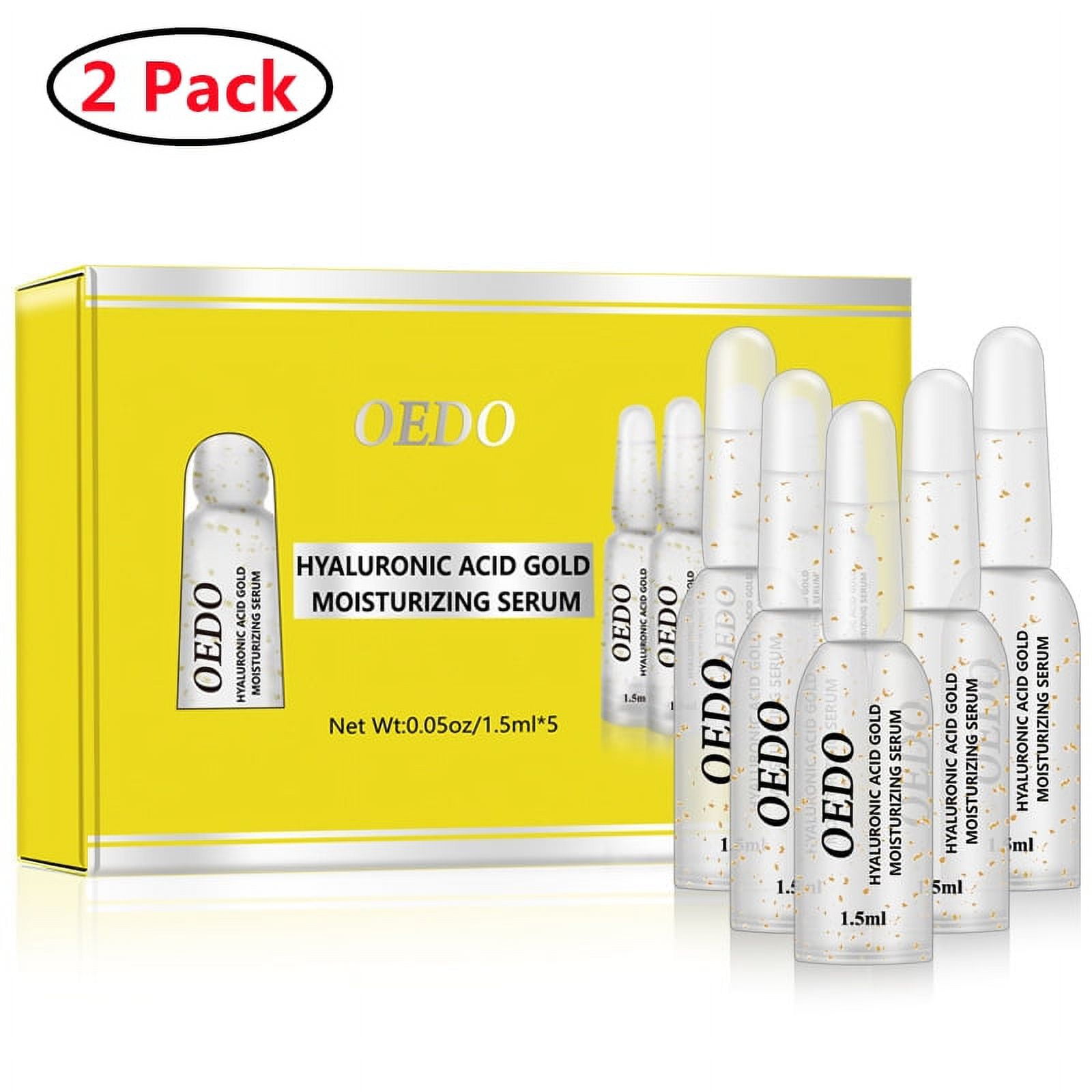 2 Pack Serum for Face - 100% Pure Hyaluronic Acid - Restore Healthy ...