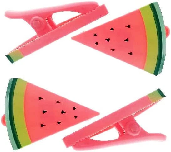 2 Pack Set Pair Of Watermelon Style Beach Towel Clips - Walmart.com