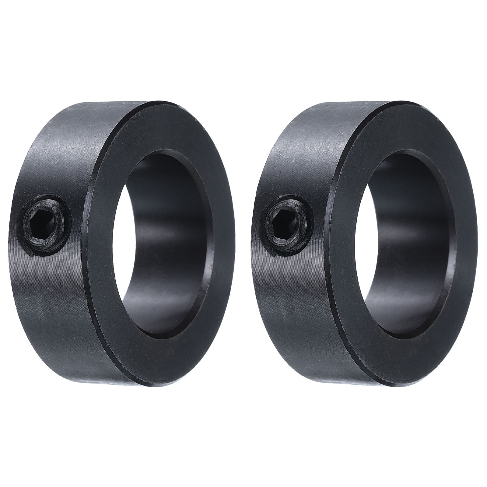 2 Pack Set Screw Collars 1-1/4" Bore Carbon Steel Shaft Collars, 2" OD ...