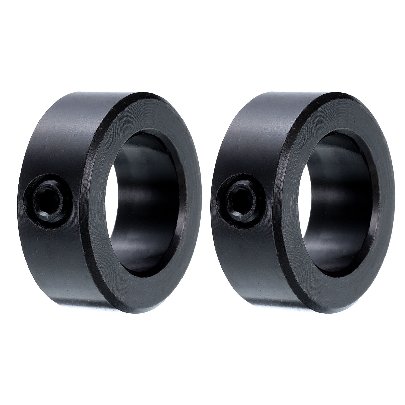 2 Pack Set Screw Collars 1" Bore Carbon Steel Shaft Collars, 1-5/8" OD ...