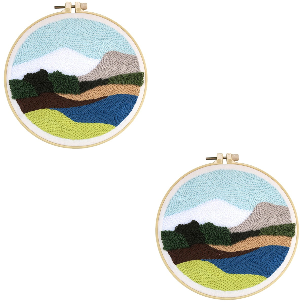 2 Pack Sewing Punch Needle Kit Russian Embroidery Child - Walmart.com