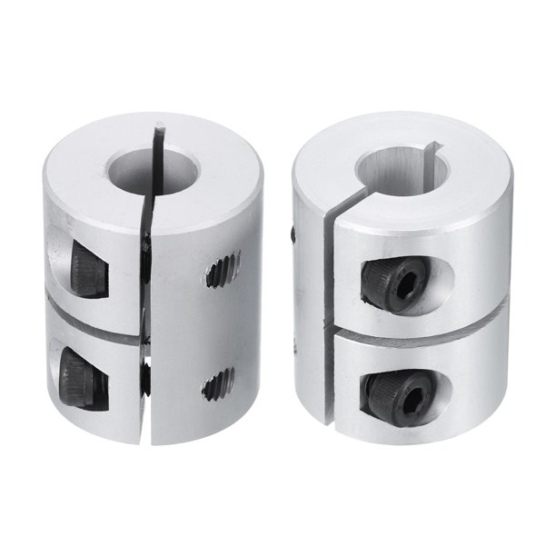2 Pack Shaft Coupling 10mm to 10mm Aluminium Single Split Clamping ...