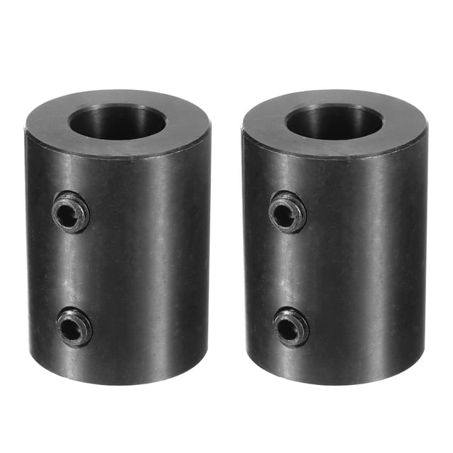 2 Pack Shaft Coupling 3/4" Bore, 1-1/2" OD, 2" Length, Black Oxide ...