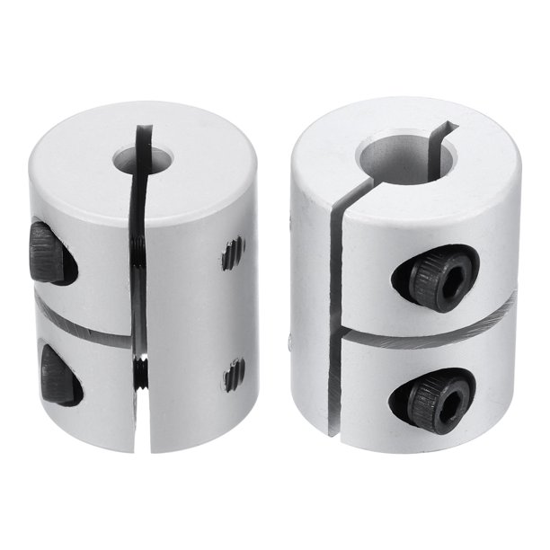2 Pack Shaft Coupling 5mm to 8mm Aluminium Single Split Clamping ...