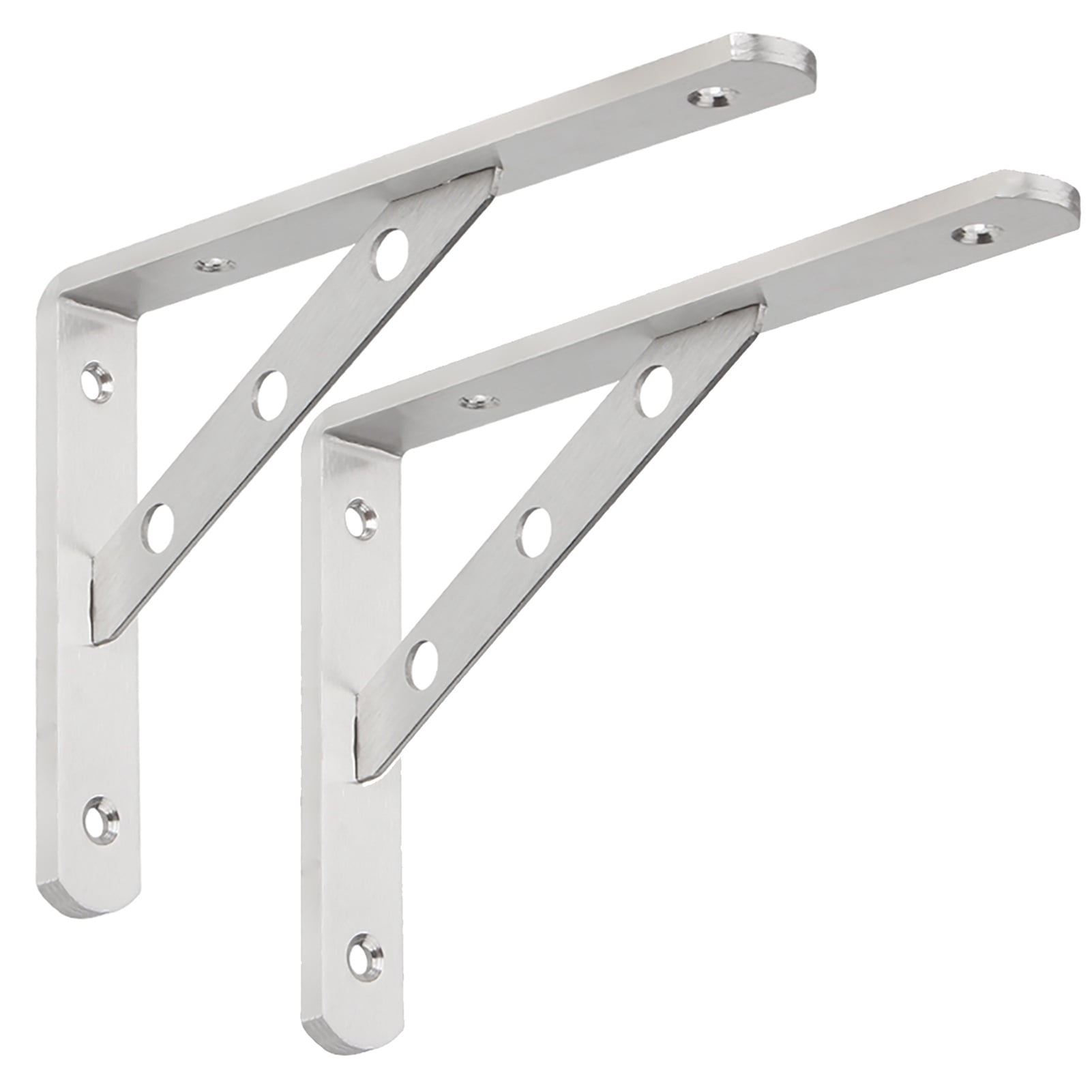 2 Pack Shelf Brackets Heavy Duty Wall Shelf Brackets Right Angle 90 ...