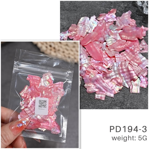 2-Pack Shell-Patterned Nail Art Accessories for Creative and Unique ...