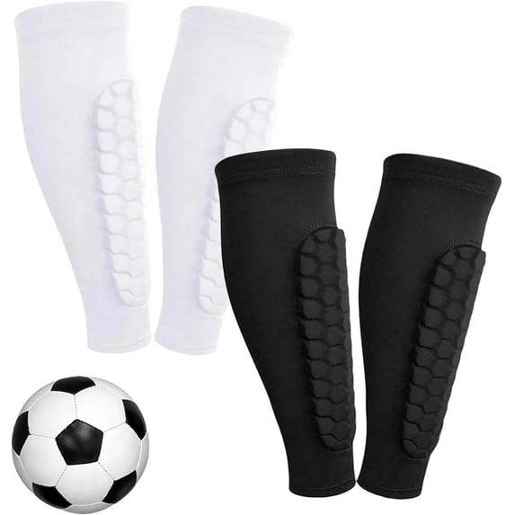 2 Pack Shin Defender Shin Guards Kids, Shindefender Shin Guards Soccer ...