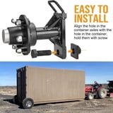 2 Pack Shipping Container Wheels kit 5 x 5.5 Lug 8800LB Bolt On Wheels ...