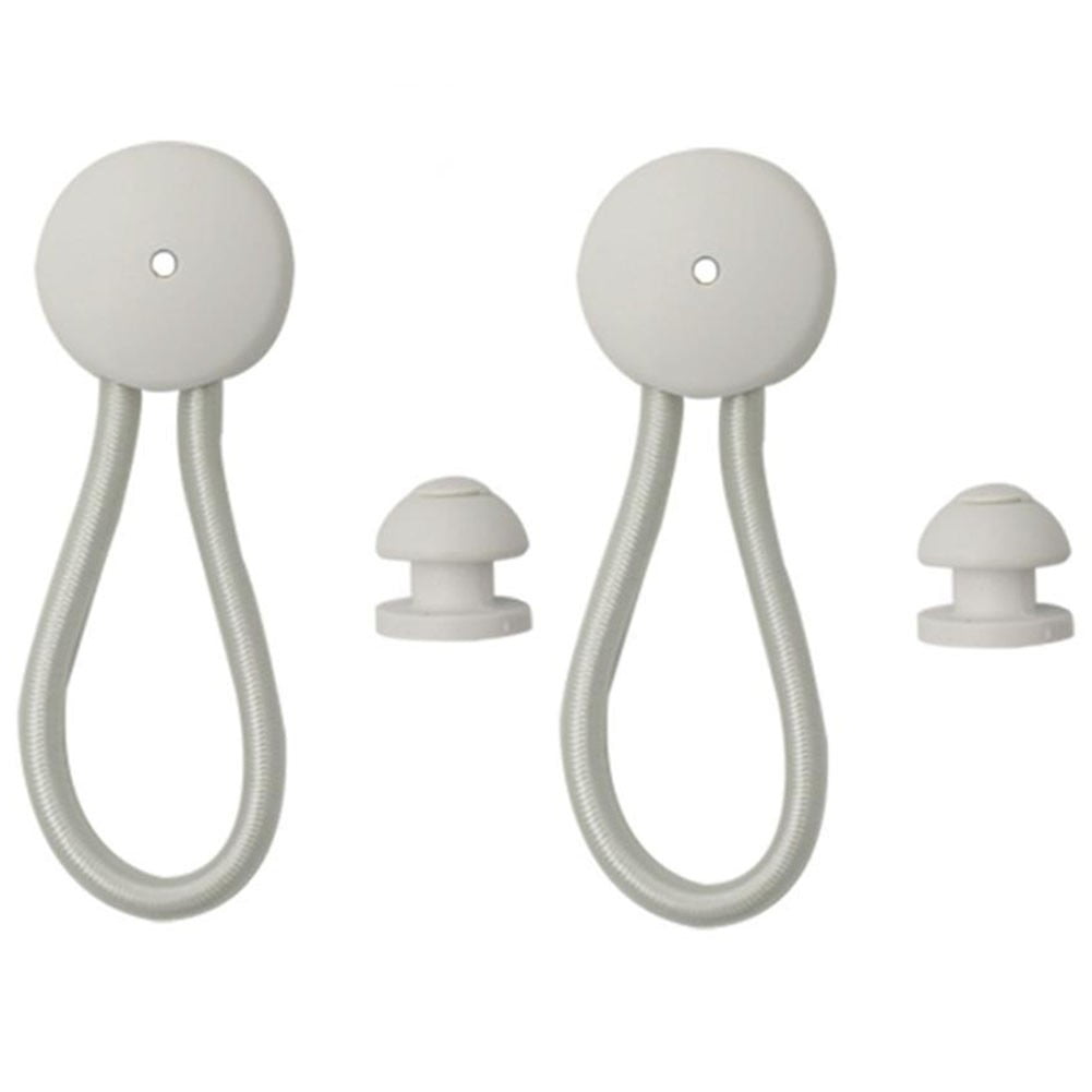 2 Pack Shock Cord Fasteners With Knob Elastic Bungee Clips For Boat Rv ...