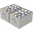 2 Pack Shoe Organizer for Closet, Fits Up to 24 Pairs, Foldable Space ...