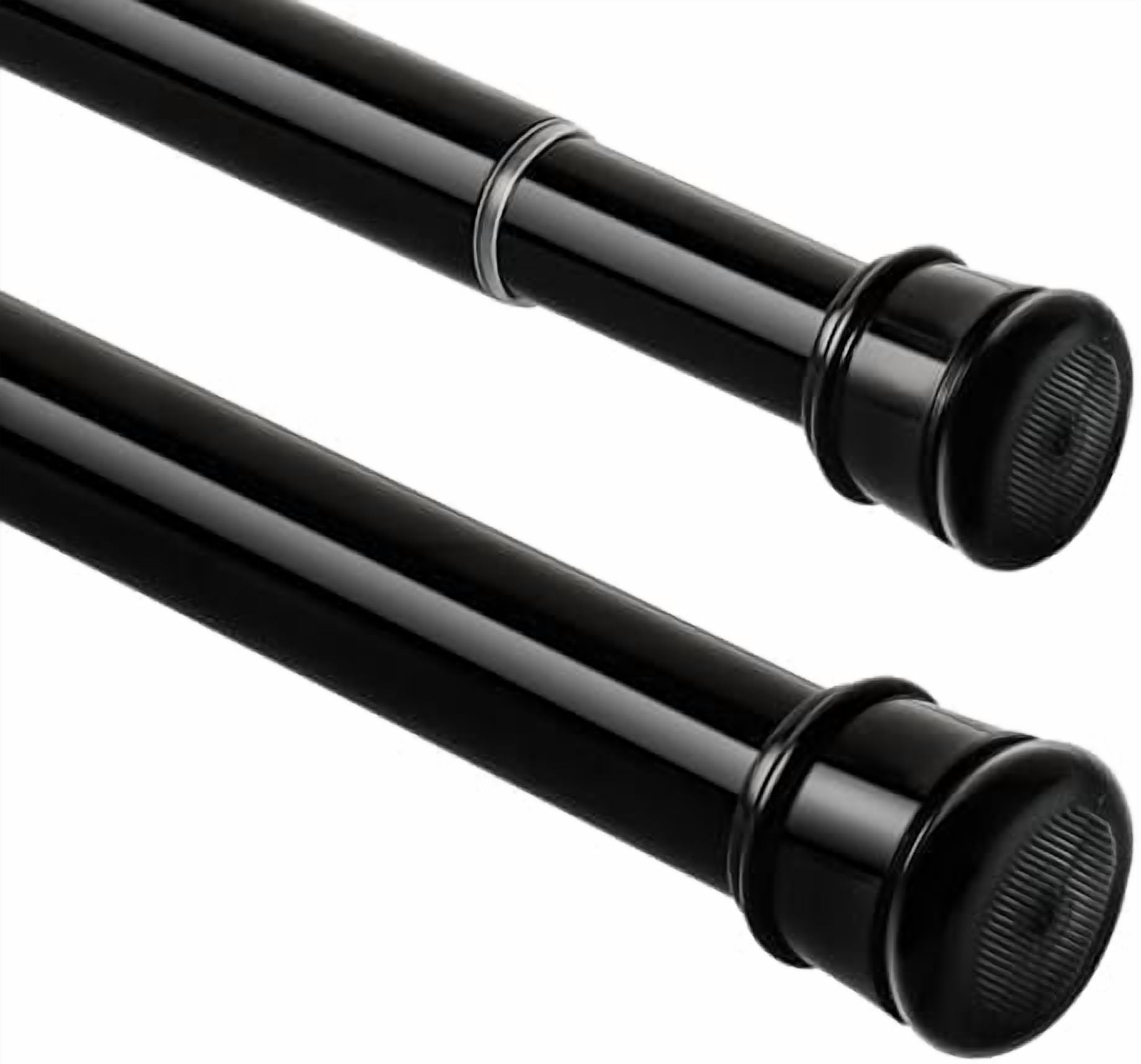 2 Pack Shower Curtain Rod 28-48 Inch, 1" Diameter Spring Long ...