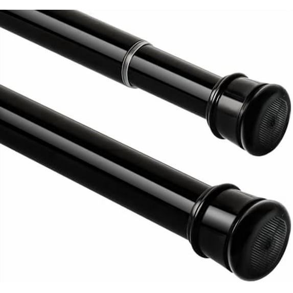 2 Pack Shower Curtain Rod 56-104 Inch, 1" Diameter Spring Long ...