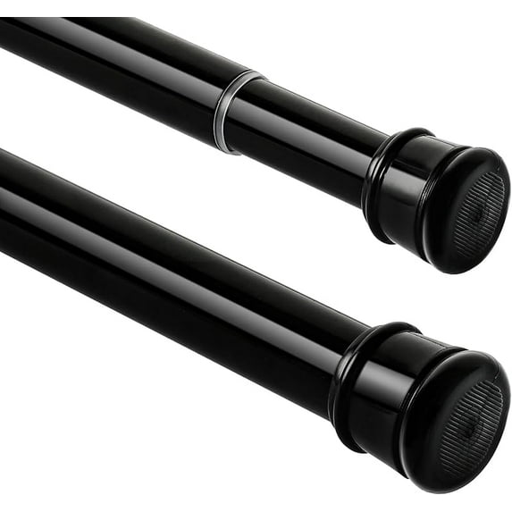 2 Pack Shower Curtain Rod 56-104 Inch, 1"Diameter Spring Long ...