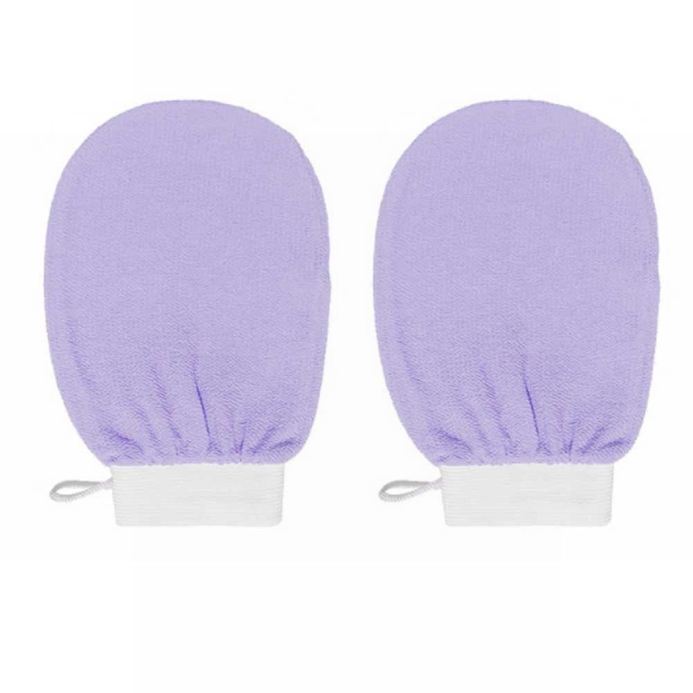 2 Pack Shower Gloves for Body Scrub,5.9 x 8.3 Inch,Degradable Rayon ...