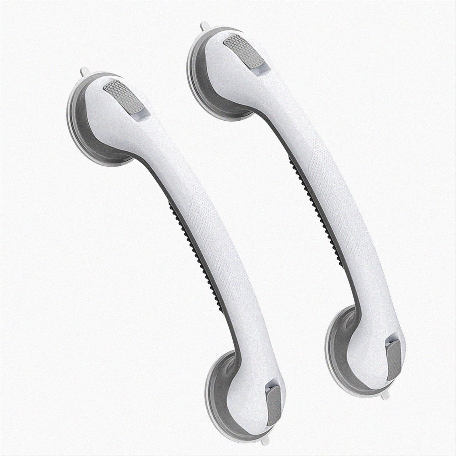 2 Pack Shower Grab Bar for Bathtub and Showers, 12 Inch Suction Shower ...