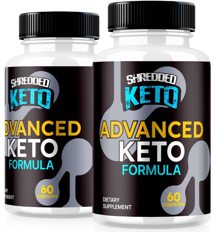 (2 Pack) Shredded Keto Pills, Premium Keto Shredded Weight Loss ...