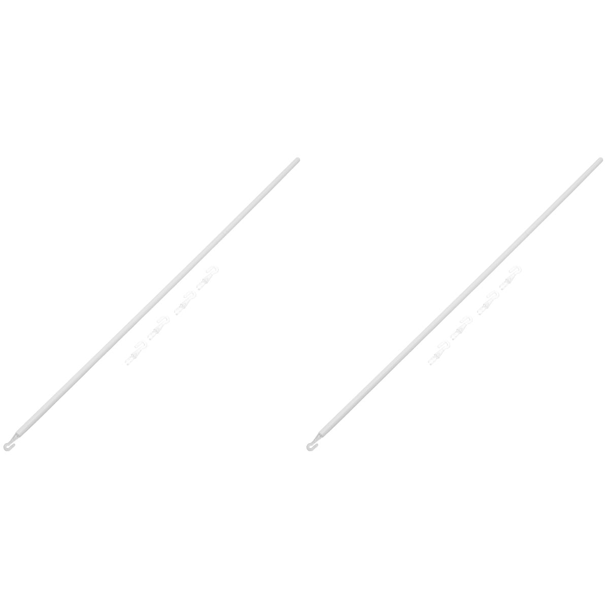 2 Pack Shutter Rotary Rod Curtain Pull Vertical Blind Blinds for ...