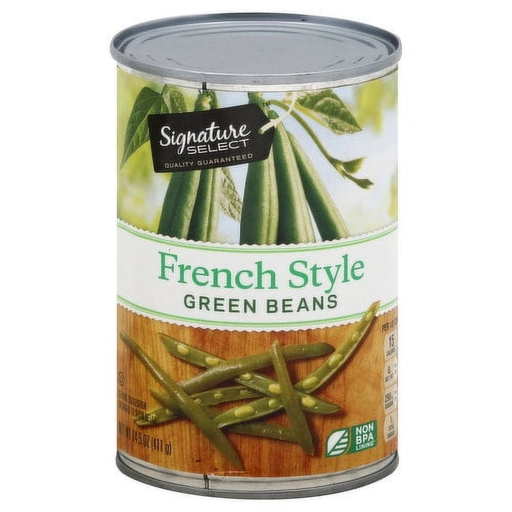 2 Pack - Signature SELECT Beans Green French Style 14.5 oz Package May ...