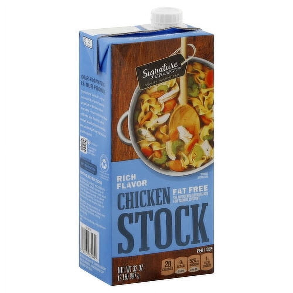 2 Pack - Signature SELECT Cooking Stock Chicken 32 oz Package May Vary ...